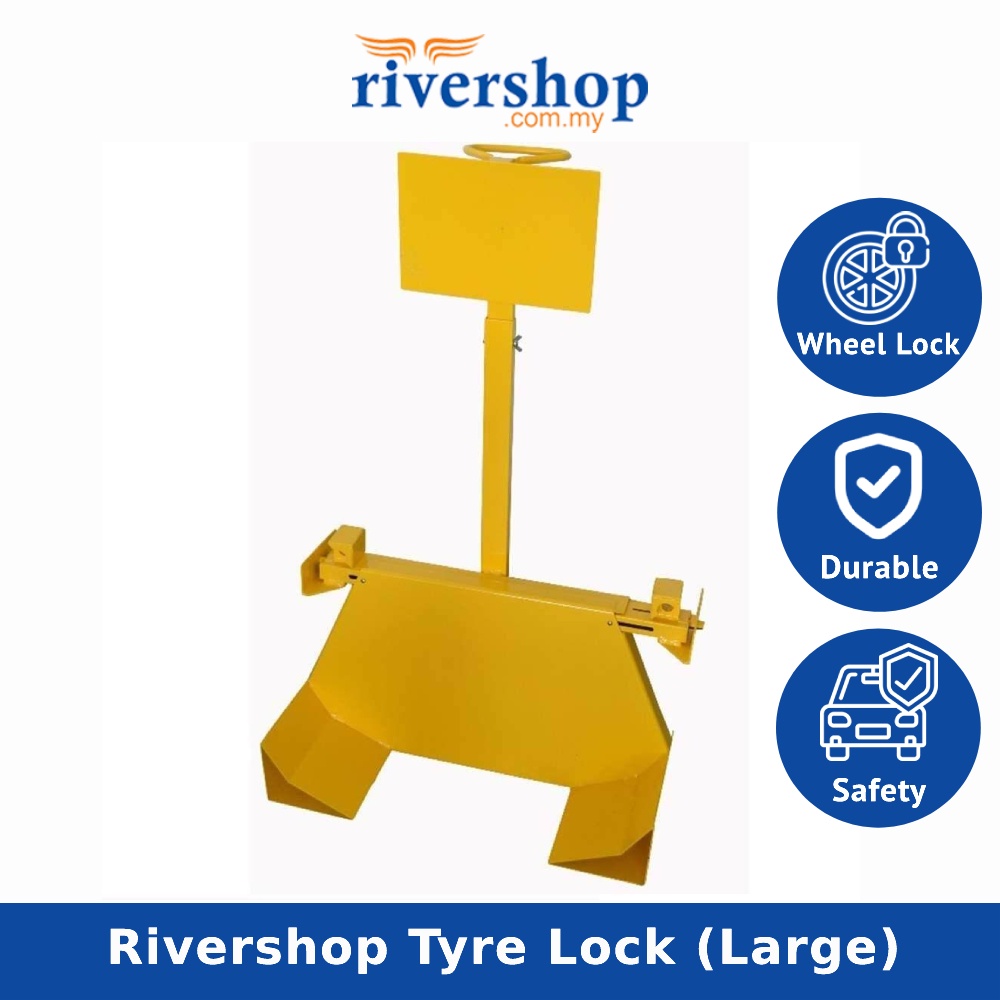 RIVERSHOP Tyre Lock Wheel Lock Car Tyre Wheel Clamp Automotive Anti ...