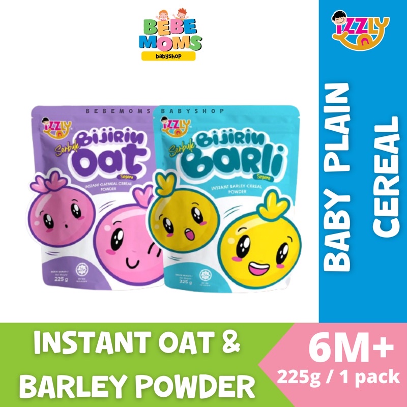IZZLY BABY FOOD HOMEMADE BIJIRIN ASAS BASIC CEREAL INSTANT OAT BARLEY ...