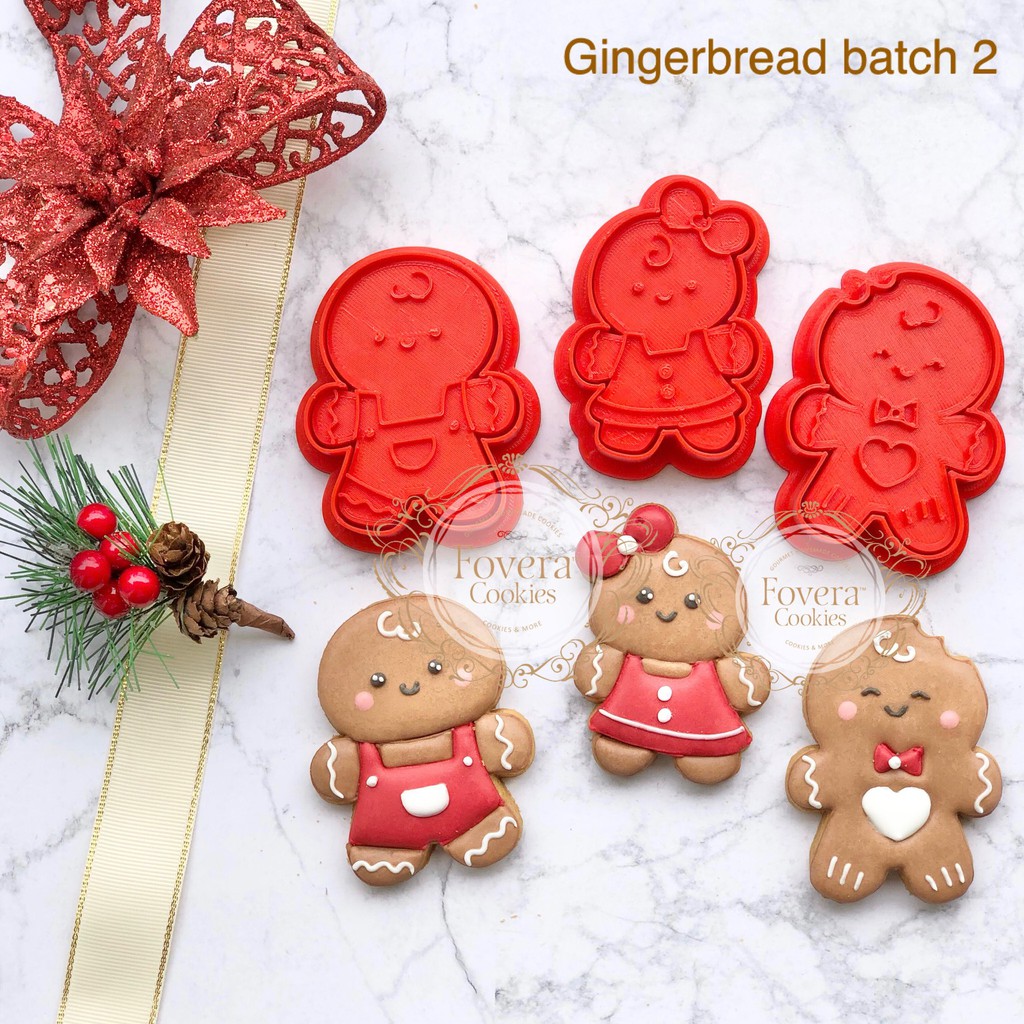 (unit) Gingerbread batch 2 Christmas Cookie Cutter | Shopee Malaysia