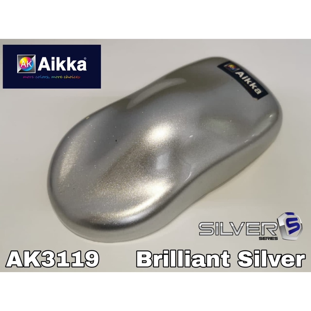 AIKKA AK3119 BRILLIANT SILVER / SILVER SERIES S /2K AUTOMOTIVE PAINT ...