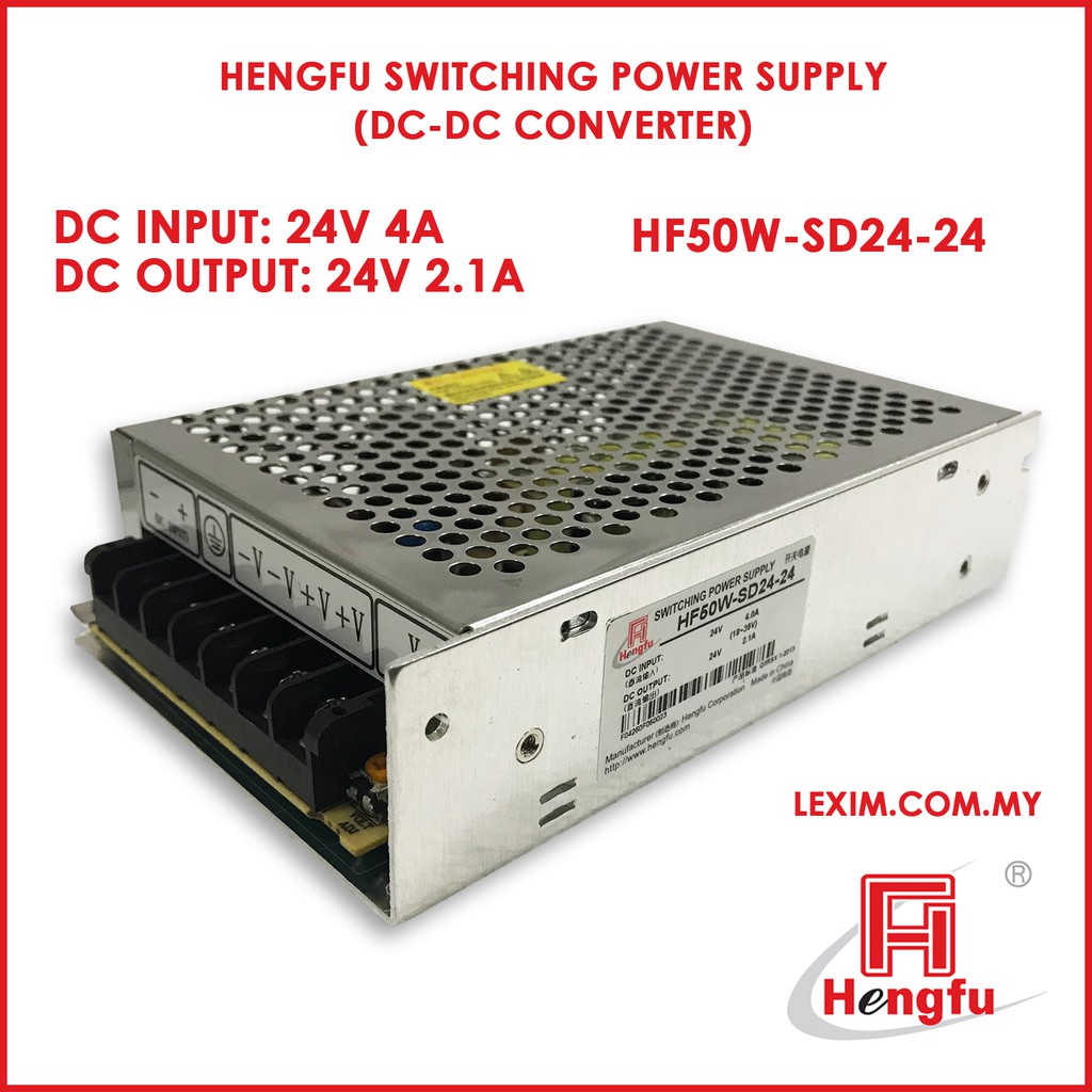 HF50W-SD24-24 50W DC-DC Converter Input 24V DC Output 24V DC SMPS LED ...