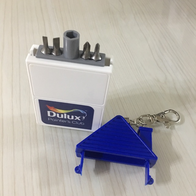 🛍🛒 Dulux portable tool set with measurement ruler keychain | Shopee ...