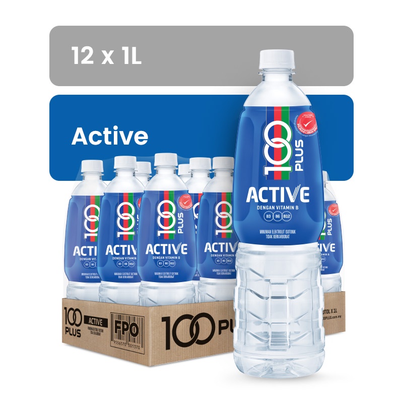 100PLUS Active [1L X 12] | Shopee Malaysia