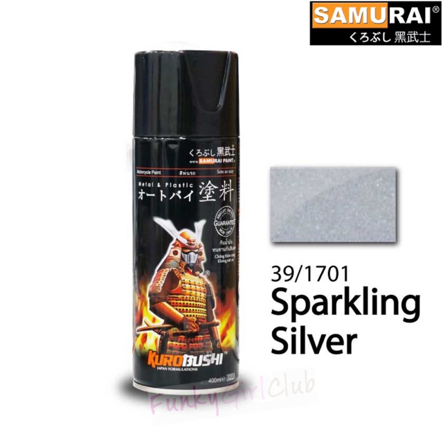 SAMURAI 39 Sparkling Silver Spray 400ml | Shopee Malaysia