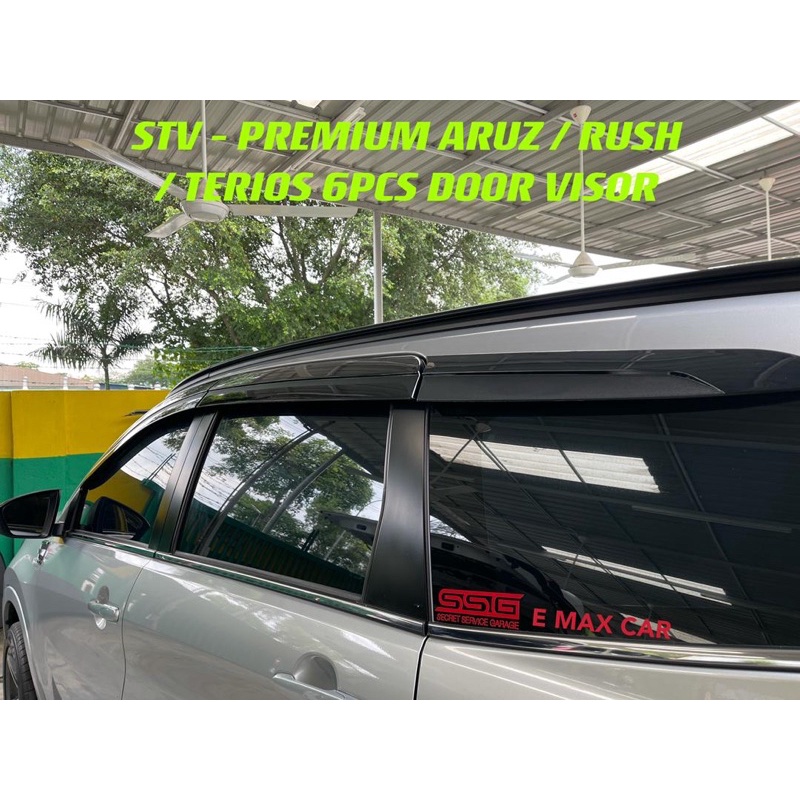 STV - PERODUA ARUZ / TOYOTA RUSH / TERIOS PREMIUM 6PCS DOOR VISOR ...