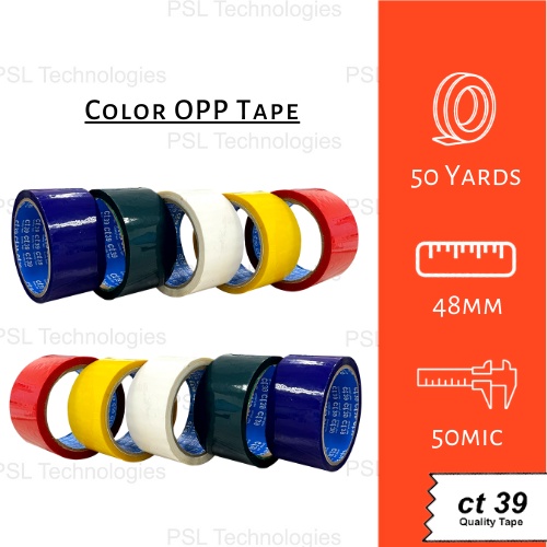 COLOR OPP TAPE 48MM X 50 YARDS [READY STOCK] | Shopee Malaysia
