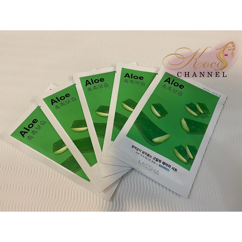 Missha Airy Fit Aloe Sheet Mask | Shopee Malaysia