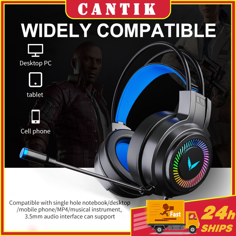 🔥ready stock🔥In-Ear Wired earphone gaming Headsets with Dual Mic 3D ...