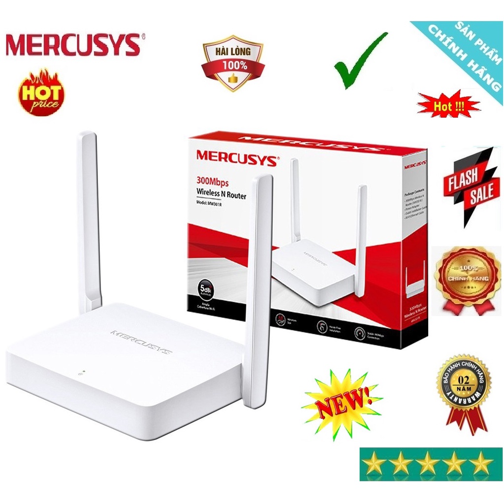 Mercusys 300Mbps 02 Antenna WiFi Router (MW301R) | Shopee Malaysia