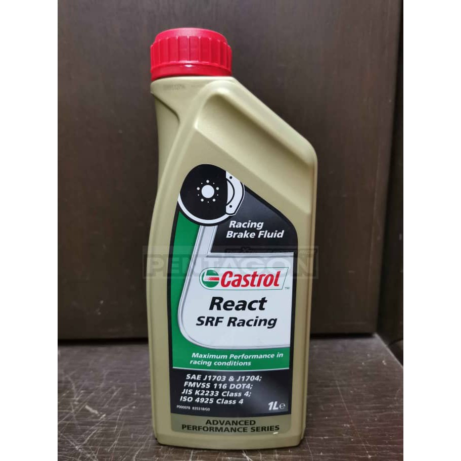 CASTROL REACT SRF Racing Brake Fluids Oil 1000ML | Shopee Malaysia