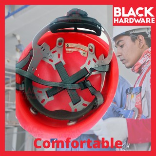 Black Hardware Fiberglass Safety Protective PPE Construction Head ...