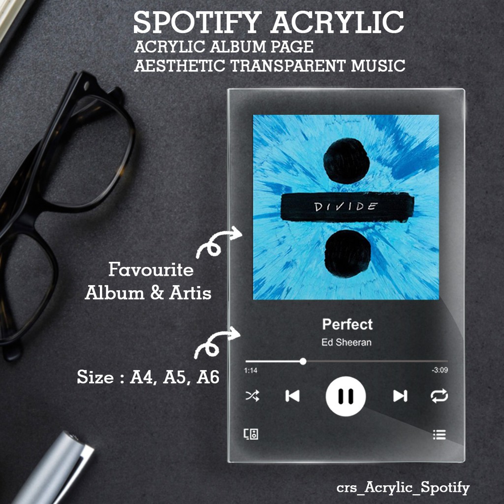Spotify Custom Acrylic Album | Shopee Malaysia