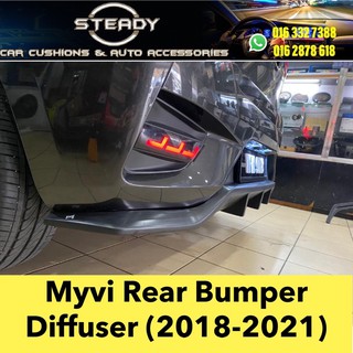 🔥Perodua Myvi 2024🔥Latest myvi Gen3 FL front rear bumper diffuser V1 V2 ...