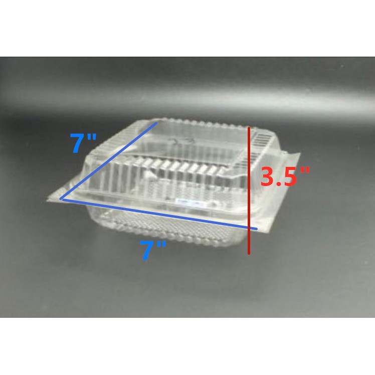 7" Cake Case Square /Dessert Case / Bekas Kek 7"/ Loyang Kek 7 inci ...