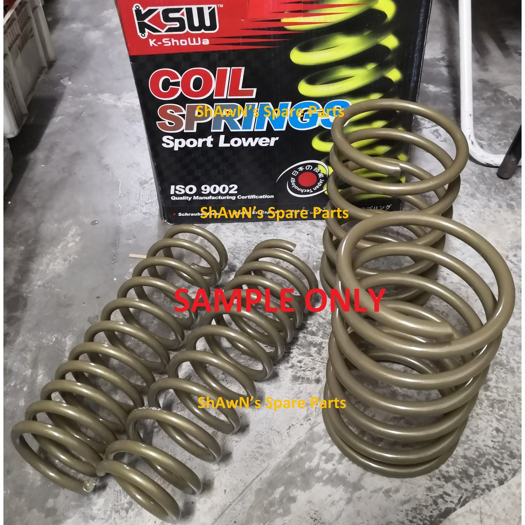 KSW Proton Persona Old Lowered Sport Springs / Coil Springs - K-SHOWA ...
