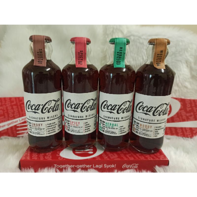 Coca-Cola Coke Signature Mixers UK Limited Edition retro glass bottle ...