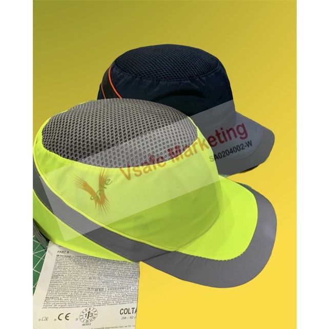 Comfortable & Lightweight Hi-Visibility Head Protect Cotton Bump Cap ...
