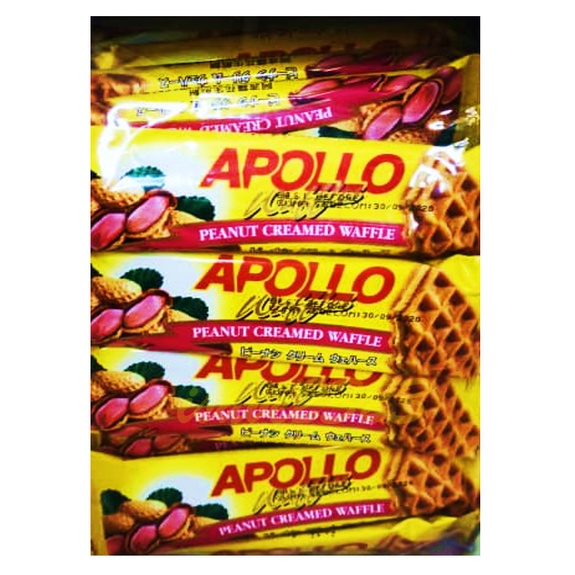 [HALAL] Apollo Waffles Creamed Waffle (17g x 36pcs) / (18g x 36pcs ...