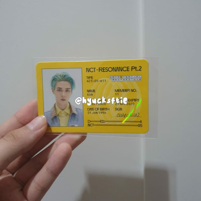 (Booked) Yellow ID CARD | Shopee Malaysia