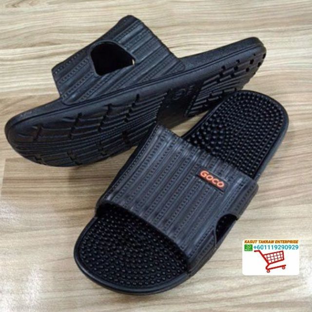 Goco CT971 Men Massage Slipper | Selipar Getah Urut | Shopee Malaysia