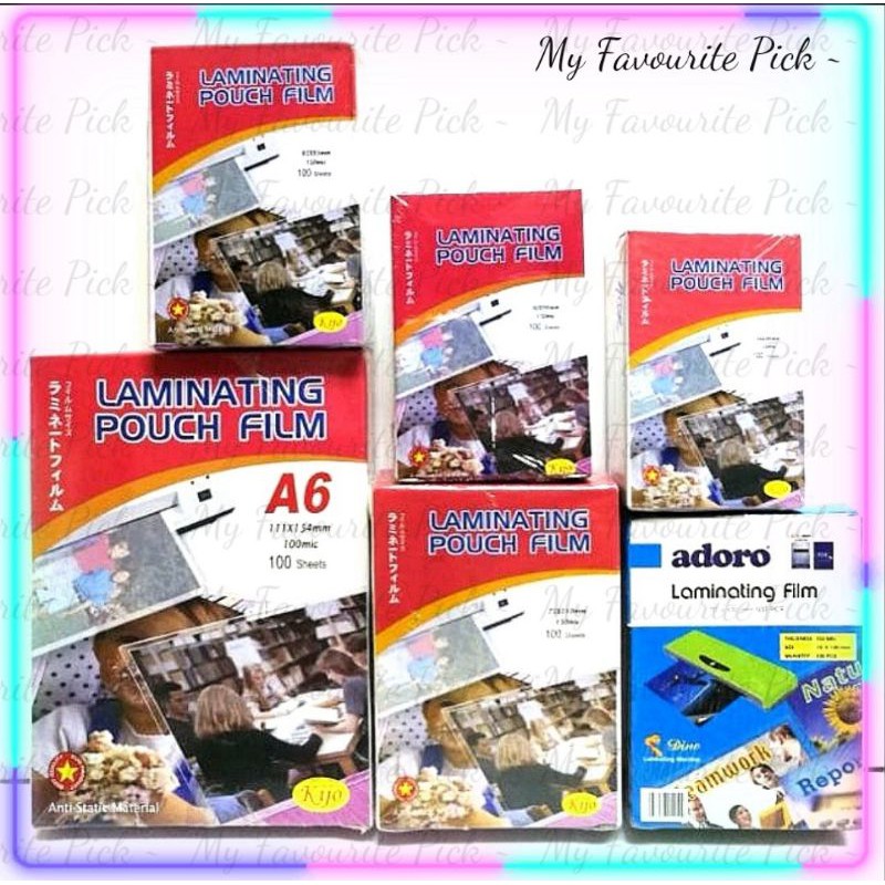 Laminating Pouch Film ( box/100sheets) | Shopee Malaysia