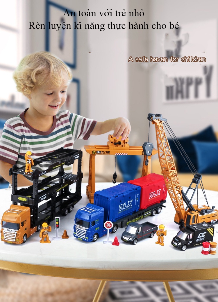 Kavy marine port container logistics model toy has many types of ...