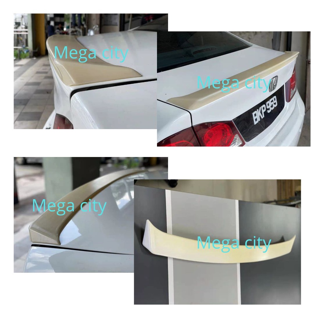 SPOILER HONDA CIVIC FD SNA 8TH GEN 2006 -2011 SPOILER MDL DUCKTAIL/DUCK ...