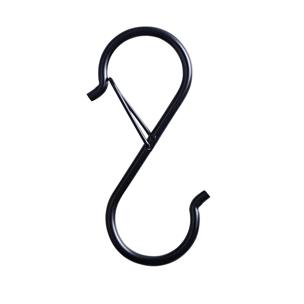1/5/10Pcs S Shaped Hook with Windproof Buckle Durable Multifunctional ...