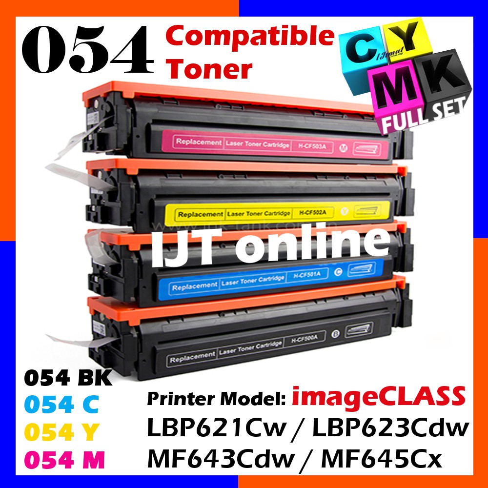 Compatible Toner For Canon Cartridge 054 054H ImageClass LBP 621Cw ...