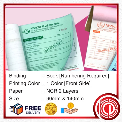 [KODE] Bill Book Receipt Invoice Bil Delivery Order Purchase Order ...
