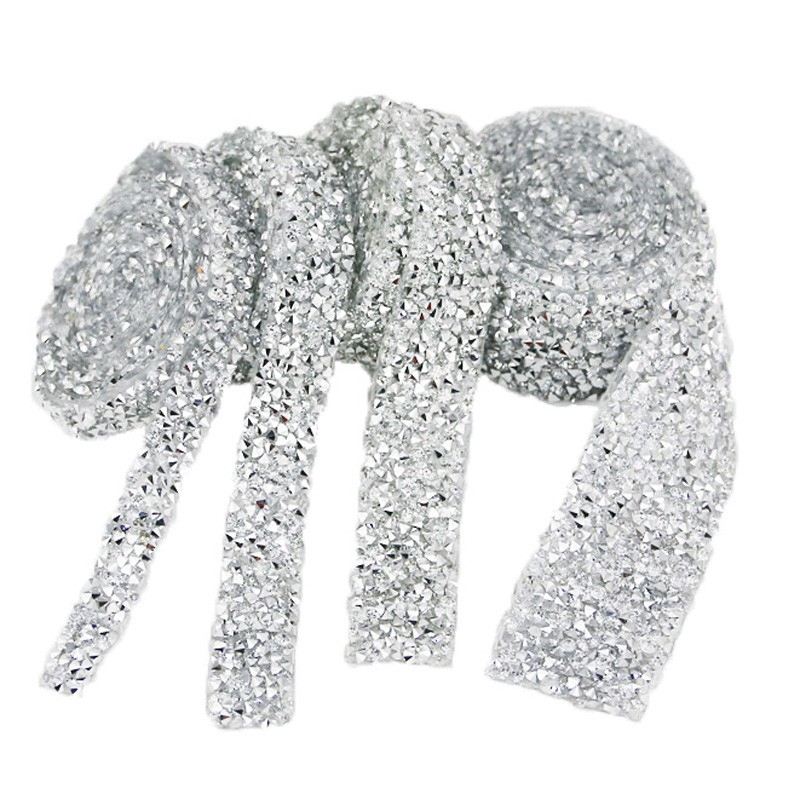 (1 Yard) Sewing Decorative Crystal Patterner Ribbon Lace Strass Hot ...