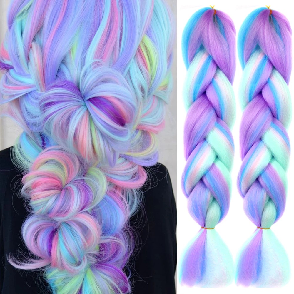24" Synthetic Jumbo Braids Hair Extension Ombre African Braiding ...
