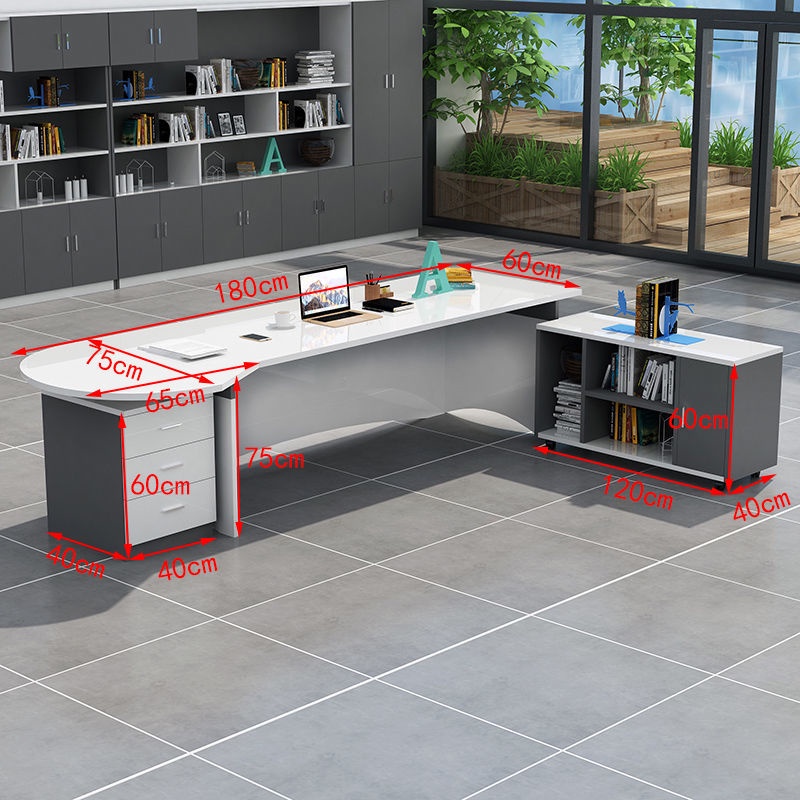 Boss desk, office desk and chair, a portfolio manager table table head ...