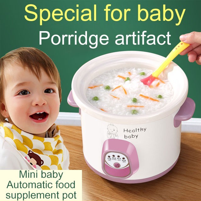 Smart Rice Cooker Baby Porridge Pot Ceramic Small Saucepan Mini ...