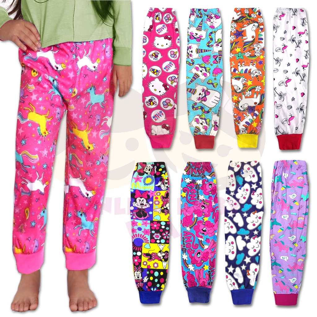 Casual Big Girl Long Cuff Pant (6Y-12Y) - Random Designs (NEW SIZING ...