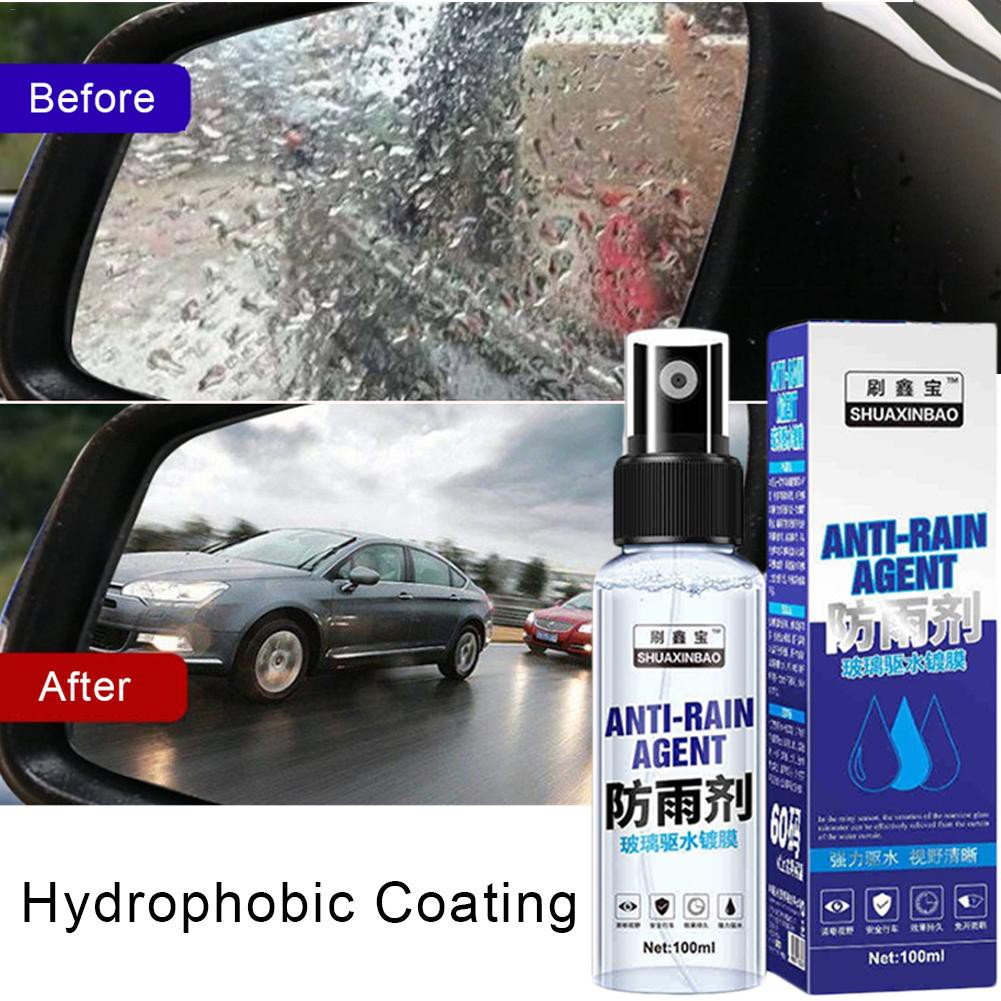 Anti Rain Agent 100ML Glass Nano Hydrophobic Coating Windshield ...
