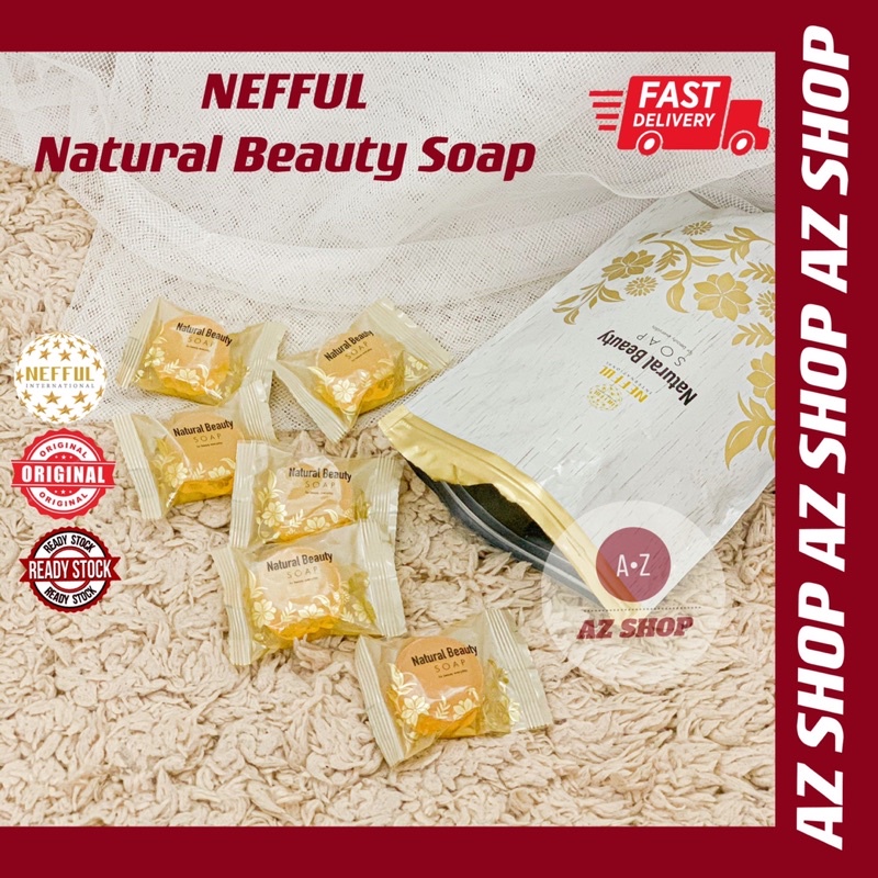 NEFFUL Natural Beauty Soap With Foaming Net 🔥 READY STOCK 🔥 | Shopee ...