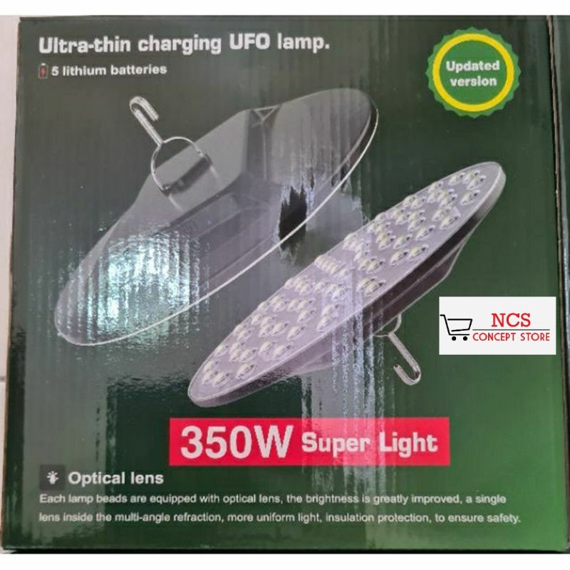 Ultra-thin Charging UFO Lamp 1000W / 800W / 600W / 500W/ 350W / 180W / 200W / Super Light 5 ...