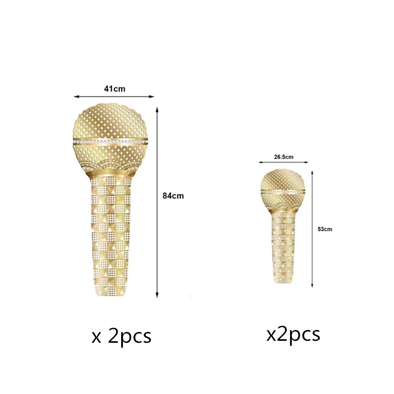 Camera Holly Movie Popcorn Microphone Balloon for Movie Night Party ...