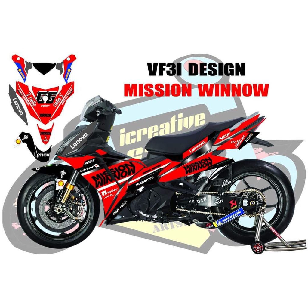 High Quality Sticker SYM VF3i | Shopee Malaysia