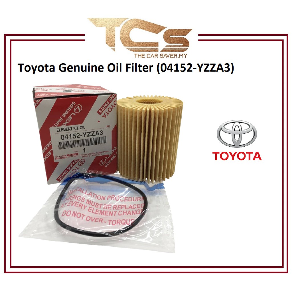 Toyota Genuine Oil Filter (04152-YZZA3) | Shopee Malaysia