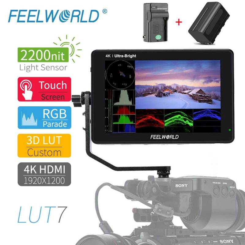 Monitor feelworld LUT7 HDMI 3d lut | Shopee Malaysia
