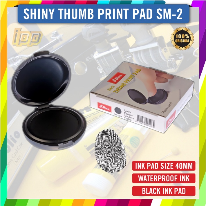 SHINY Finger Thumb Print Pad / Thumb Print Pad SM-2 / COP Jari Stamp ...
