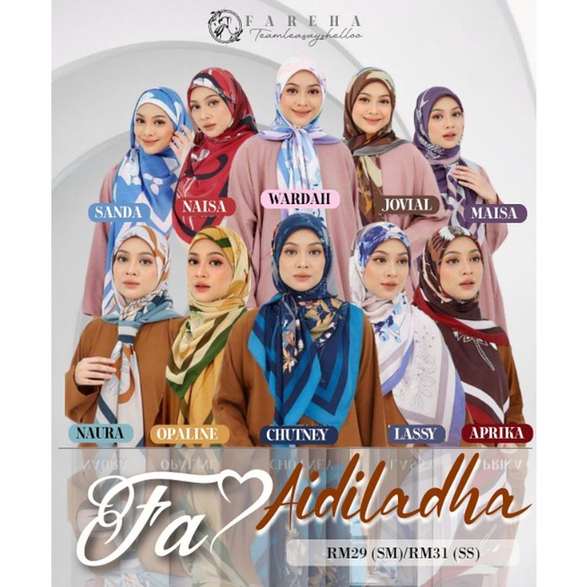 SATIN FAREHA FALOVE EDITION AIDILADHA | Shopee Malaysia