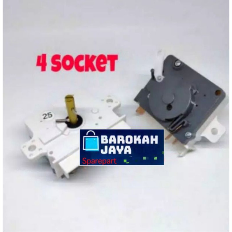 MESIN TOMBOL Sanyo Model WASHING Machine 4 SOCKET Timer - Switch Button ...
