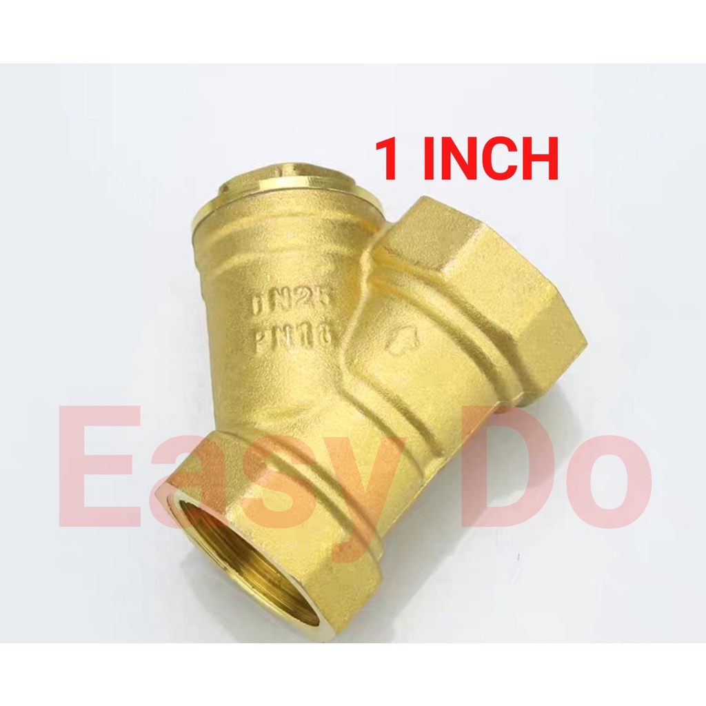 Y-TYPE STRAINER copper brass not leaking no bocor , heavy duty ...