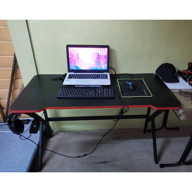 Gaming Table 120cm / PC Table Office Meja Belajar / Executive Desk ...