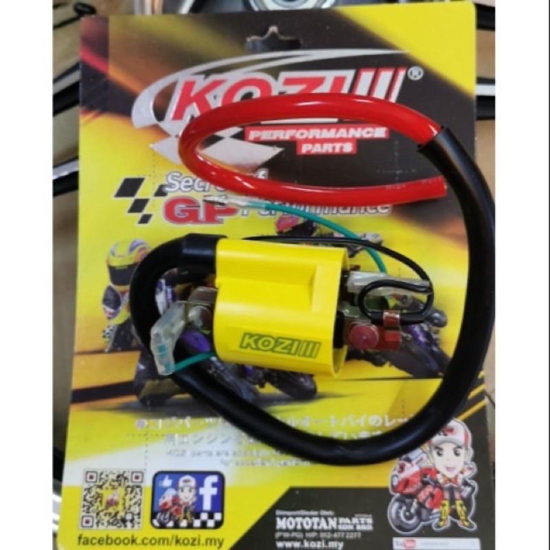 KOZI COIL PLUG RACING EX5/KRISS100/KRISS110/KRISS120 | Shopee Malaysia