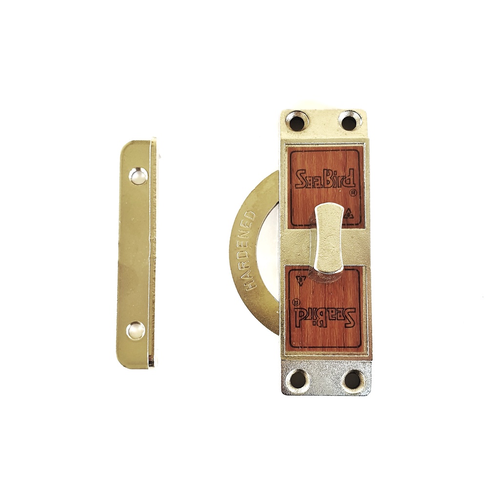 Seabird® Sliding Keyless Door Latch Haspslock Lock Pintu Tandas Pintu ...