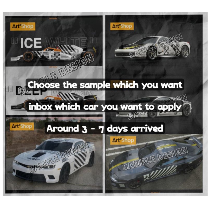 Car Parking Multiplayer ( off-white Car Design ) | Shopee Malaysia